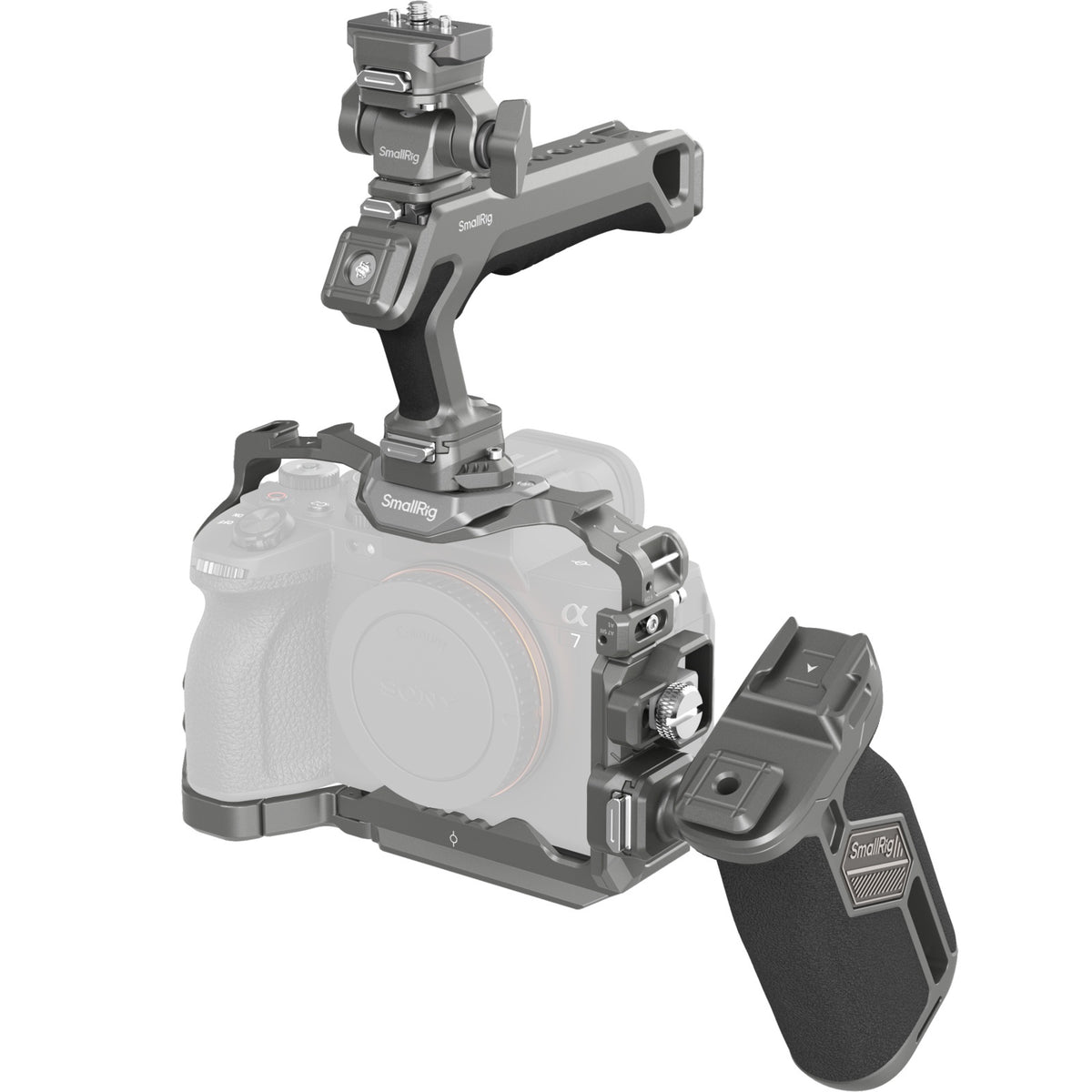 SMALLRIG HawkLock Quick Release Advanced Cage Kit for Sony Alpha 7R V ...