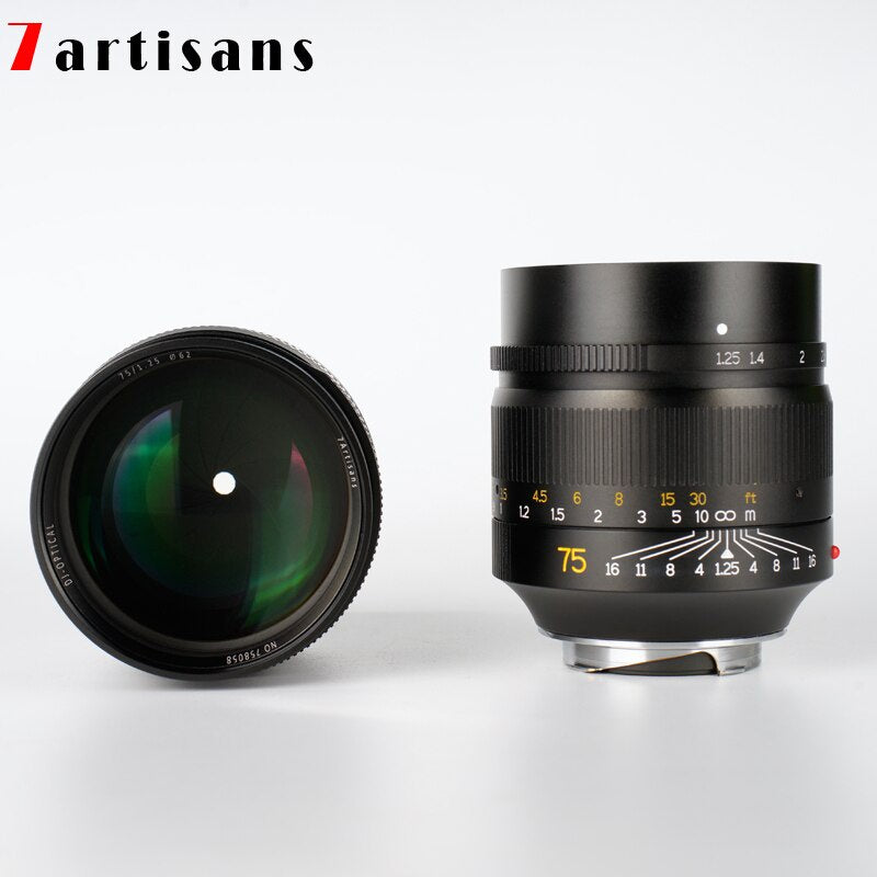 7 ARTISAN LENS 75MM F1.25 M MOUNT – RiceballPhoto